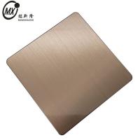 China Brushed Hairline Ancient Coffee 201 304 316 430 Stainless Steel Sheet 0.3-120mm for Building Decoration for sale