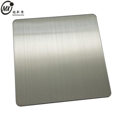 China PVD Coated 304 Stainless Steel Sheets Brushed Hairline Finish 1219x2438mm for Elevator Decoration for sale