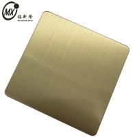 China Brushed Hairline Color Stainless Steel Sheet 0.3-120mm for Building Decoration for sale