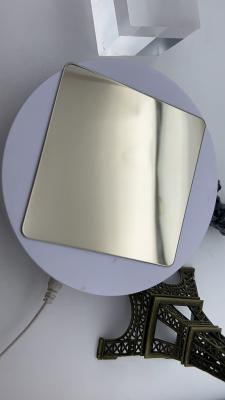 China PVD Colored Stainless Steel Sheet Low Champagne Mirror 8K 304 Grade 1219x2438mm for Interior Decoration for sale