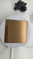 China Bronze Hairline HL PVD Colored Stainless Steel Sheet 304 1219x2438mm for Decoration for sale
