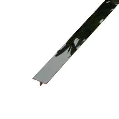 China PVD Colored Stainless Steel Trim Strip 304 8K Mirror Finish for Wall Interior Decoration for sale