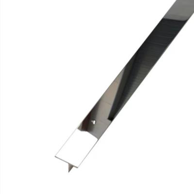 China PVD Colored 304 Stainless Steel Tile Edge Trim 8K Mirror Polished 10mm for sale