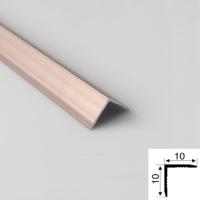China Champagne Gold PVD Beadblasted 304 Stainless Steel Trim Strips 10mm 15mm 20mm for Tile Wall for sale