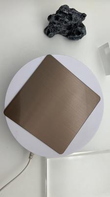 China PVD Colored Stainless Steel Sheet 304 316 201 430 Mirror 8K Hairline for Decoration for sale
