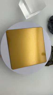 China PVD Colored Stainless Steel Plate SUS304 Custom Size Mirror Hairline Finish for Decoration for sale