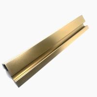 China Zr Brass Color Stainless Steel Tile Trim Corner Trim 10mm 20mm for Interior Decoration for sale