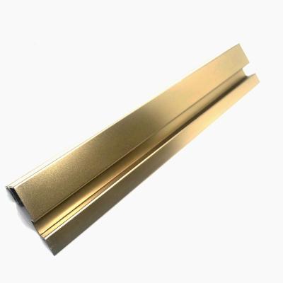 China Zr Brass Color Stainless Steel Tile Trim Corner Trim 10mm 20mm for Interior Decoration for sale