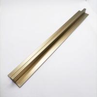 China PVD Colored Stainless Steel Tile Edge Trim Corner Profile 10mm 20mm Modern Decorative Strip for sale