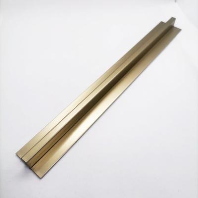 China PVD Colored Stainless Steel Tile Edge Trim Corner Profile 10mm 20mm Modern Decorative Strip for sale