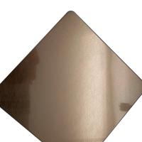 China PVD Colored 304 Stainless Steel Sheet 1219x2438mm Mirror Vibration Finish for Wall Cladding for sale
