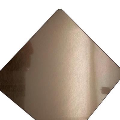 China PVD Colored 304 Stainless Steel Sheet 1219x2438mm Mirror Vibration Finish for Wall Cladding for sale