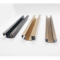 China PVD Colored Stainless Steel Tile Trim 10mm 20mm for Interior Decoration for sale
