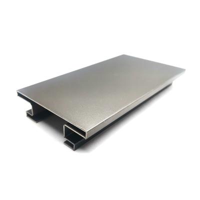 China Customized Grey Finished 304 Sandblasted Stainless Steel Wall Cladding Panel for sale