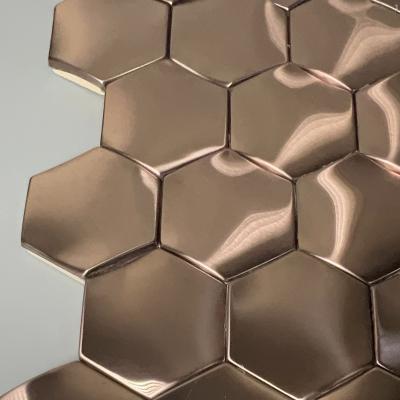 China Stainless Steel Screen Partition Plate Trim Strips Mosaic Tiles for sale