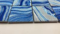 China PVD Colored Stainless Steel Mosaic Tile 300x300mm 1mm Thick Custom Decorative Wall Tile for sale