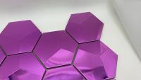 China PVD Colored Stainless Steel Mosaic Tile 300x300mm for Wall Decoration for sale