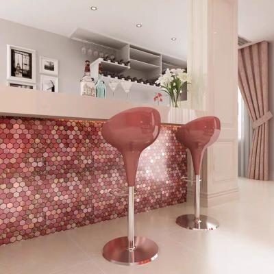 China PVD Colored Stainless Steel Mosaic Tile 300mm x 300mm for Wall Decoration for sale