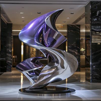 China Custom Outdoor Stainless Steel Sculptures - SUS 304/316 Materials, 45-90 Day Lead Time, Multiple Color Options for sale
