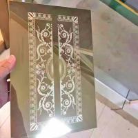 China Grey Color 304 Stainless Steel Polished Etched Sheet For Elevator for sale