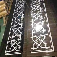 China Silver Mirror Color 304 Stainless Steel Etched Sheet Interior for sale