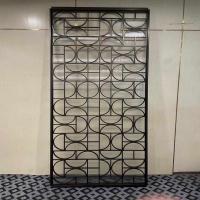 China 304 Stainless Steel Rose Gold Mirror Hairline Room Divider 500x2800mm PVD Colored Partition Screen for sale