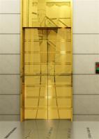 China 304 Mirror Etching 8K Shiny Gold Elevator Door Panel Color Stainless Steel Sheet for sale