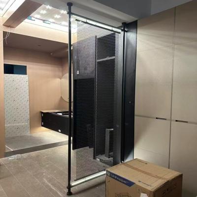 China Laser Cut Stainless Steel Room Divider Screen 304 Grade Custom Size PVD Colored Partition for sale