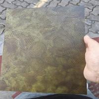 China PVD Colored 304 Stainless Steel Sheet 1219x2438mm Hand Hammer Finish Decorative Panel for sale