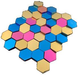 China Stainless Steel Mosaic Tile 300x300mm Concave Convex Design for Hotel Club Decoration for sale
