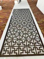 China Custom Stainless Steel Room Divider Screen 304 316 PVD Coated Partition Wall Panel for sale