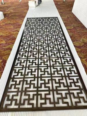 China Custom Stainless Steel Room Divider Screen 304 316 PVD Coated Partition Wall Panel for sale