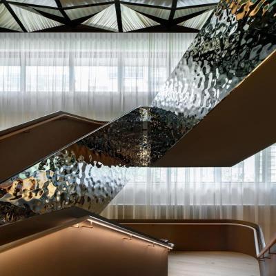 China Water Ripple Embossed Stainless Steel Sheet 201 304 316 for Wall Panel Decoration for sale