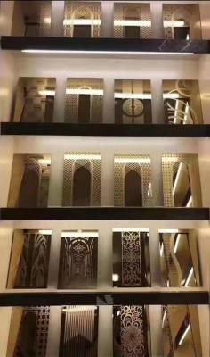 China CUSTOMIZED COLORED STAINLESS STEEL SCREENS PVD COATING PREFERRED for sale