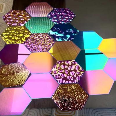 China Colored Stainless Steel Sheet  For Five Star Interior  Hotel  Decoration for sale