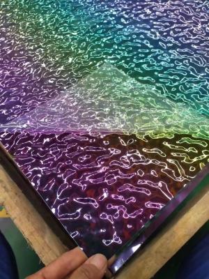 China Embossed 304 Stainless Steel Sheet for Elevator Hotel Partition Interior Design Custom Size for sale