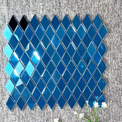 China Metal Mosaic Tile Sheets Mirror Stainless Steel For Elegant Decor for sale