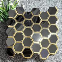 China 316 Stainless Steel Anti-Corrosion Mosaic Tile 300mm x 300mm PVD Colored for Wall Decoration for sale