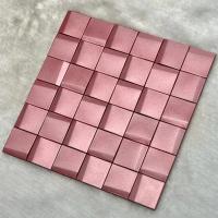 China ASTM 304 201 Stainless Steel Mosaic Tile 300x300mm Mirror Finish Wall Decoration for sale