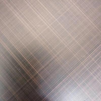 China 316 304 Stainless Steel Color Coated Sheet Mirror Hairline No4 Finish Anti Fingerprint for sale