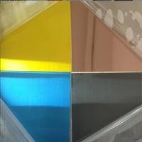 China Decorative Stainless Steel Sheet Grade 304 316 430 Wall Cladding Interior Design 1219x2438mm for sale
