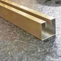 China PVD Colored Stainless Steel Trim Strips 0.35-1.5mm Thickness for Wall Background Interior Exterior Design for sale