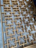 China Custom Stainless Steel Room Divider Screen Laser Cut Design for sale