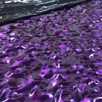 China 304 Violet Water Ripple Embossed Mirror 8K Stainless Steel Sheet 1219x2438 mm for Wall Ceiling KTV Hotel Decoration for sale