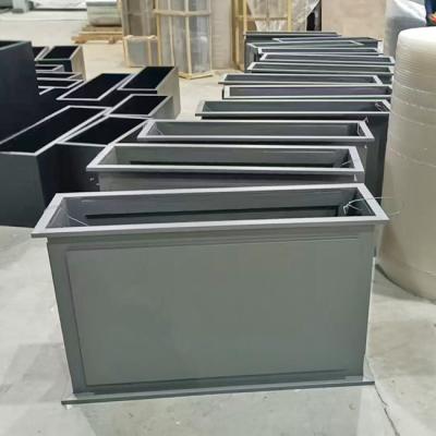 China Commercial Grade Stainless Steel Planters - SUS 304/316L Custom Sizes with 10+ Year Color Guarantee for sale