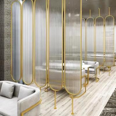 China PVD Colored Stainless Steel Room Divider Partition 500x2800mm Custom Size for sale