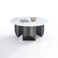 China Custom Black Artificial Stone Top Stainless Steel Coffee Table - SUS 304/316L Grade, 15-30 Day Lead Time for sale