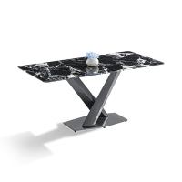 China Custom Stainless Steel Dining Table with Titanium Coating - 15-30 Day Lead Time, Multiple Grade Options for sale