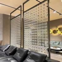 China PVD Colored Stainless Steel Screen Partition 304 Grade Custom Size Room Divider for sale