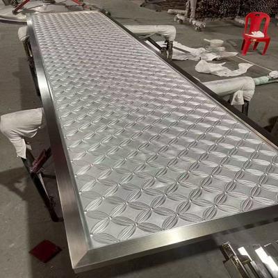 China Stainless Steel Screen Partition 304 Decorative Room Divider Custom Size PVD Color for sale